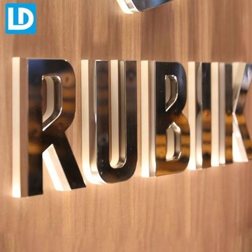 Jual huruf timbul stainless / galvanil / reklame / neon box / akrilik ...