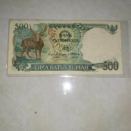 Jual Uang Tahun 1988 Rp.500 / Lima Ratus Rupiah kijang Asli Unc - Kab ...