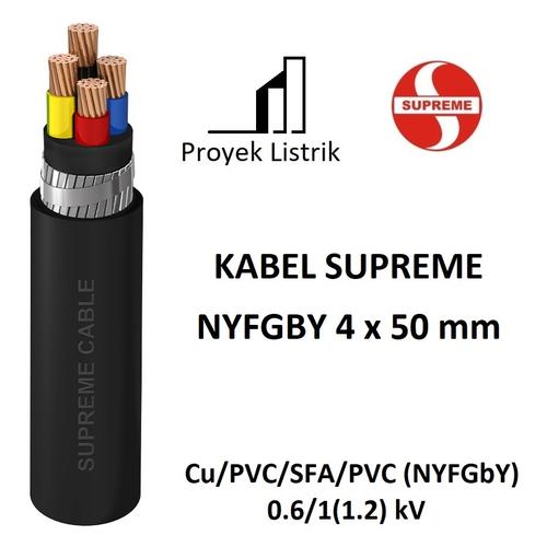 Jual SUPREME Kabel NYFGBY 4x50 mm Tanam Tanah 4 x 50 Cable 4x50mm 4 x ...