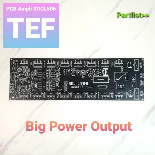 Jual PCB SOCL 506 TEF 2U 8set 27cm - Kab. Deli Serdang - Barlex Audio ...