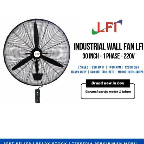 Jual Industrial Wall Fan LFI 30 inch 1 Phase 220V -NaturePedia - Kab ...