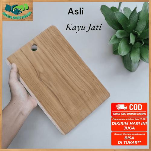 Jual Talenan Kayu / Nampan Kayu / Alat Masak Kayu Jati Food Grade - Kab ...