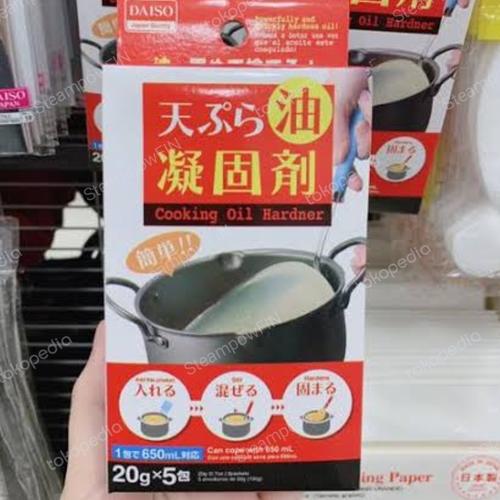 Jual Daiso Cooking Oil Hardener Scum Oil Absorber Remover Pembersih ...