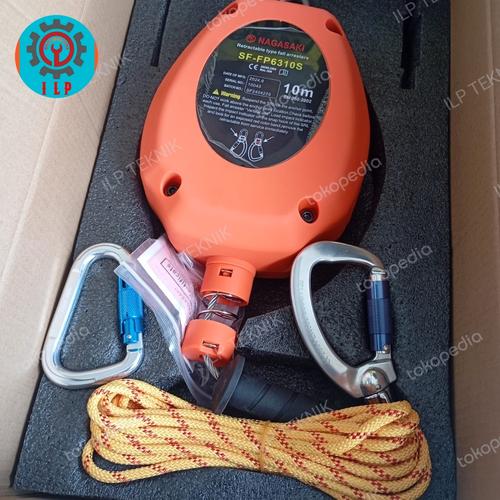 Jual Restractable lifeline fall arrester 10 meter Nagasaki retractsble ...