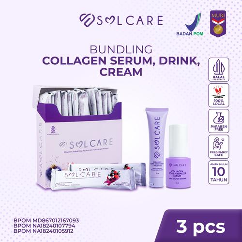 Promo Solcare Bundling Collagen Serum + Cream + Drink - Kota Bandung ...