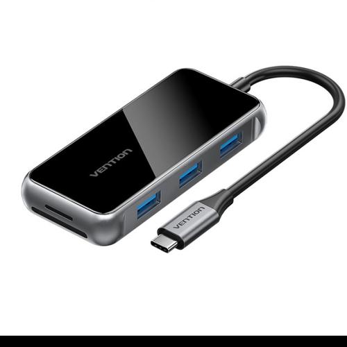 Jual Docking Station USB-C Thunderbolt HDMI USB3 Vention - TOO-6in1 ...
