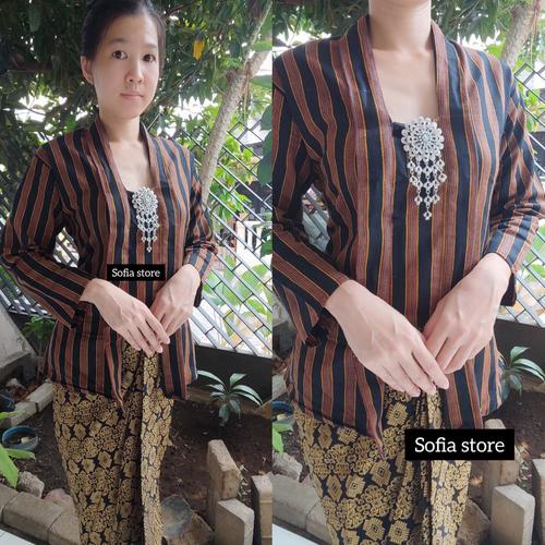 Jual Atasan Kebaya Lurik Wanita Kutubaru Adat Jawa Remaja Dewasa - S - Kota Surabaya - Sofia ...