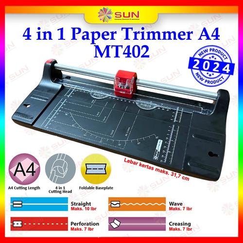 Jual Alat Potong Kertas 4 in 1 A4 - SUN Cutting Pro CP-MT401A4 Paper ...