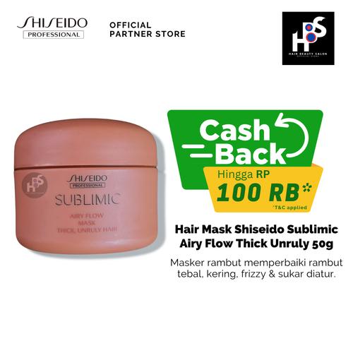 Jual Shiseido Professional SUBLIMIC AIRY FLOW Thick Unruly Hair Mask 50g - Jakarta Utara ...