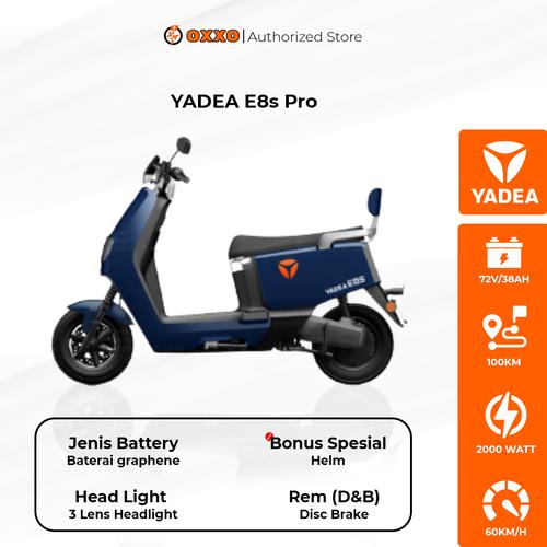 Jual [OFFICIAL] Motor Listrik Yadea E8s Pro 2000 WATT 72V38Ah - E Motor Yadea - Garansi Resmi ...
