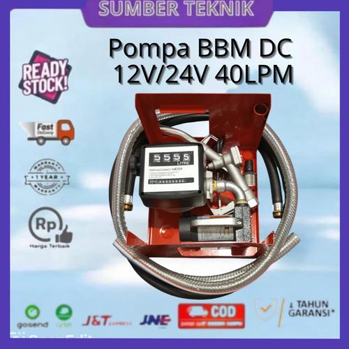 Jual Pompa Transfer Solar DC 12V 40LPM Pompa BBM Analog 4Digit Pompa ...
