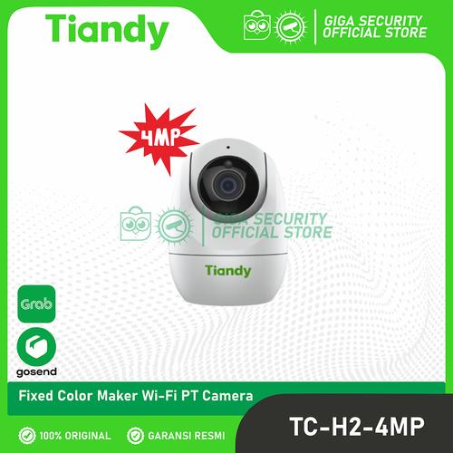 Jual TIANDY TC-H2-WHITE-4MP 2-WAY AUDIO WIFI EW PAN TILT SMART IP ...