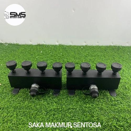 Jual 700 bar 4 Port 3/8" Hydraulic Manifold Cabang 4 Hidrolik 70 MPa ...
