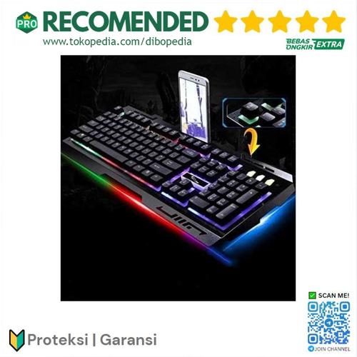 Jual Leopard G700 Gaming Keyboard LED - Hitam - Hitam - Jakarta Barat ...