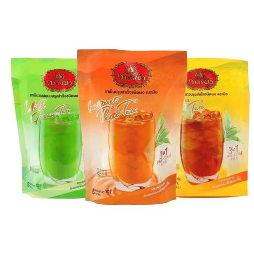 Jual ChaTraMue Instant Thai Tea 3in1 Hot and Cold Isi 5 Sachet - Kuning ...
