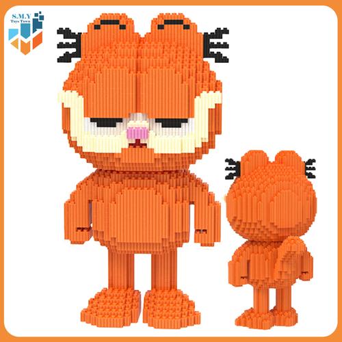 Promo SMY Nano Blocks Garfield 3D Model, Mainan Blok Susun, Blok ...