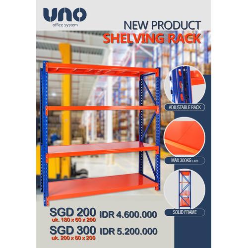 Promo Rak Besi 4 Susun, full metal / Metal Storage Shelving Rack UNO ...