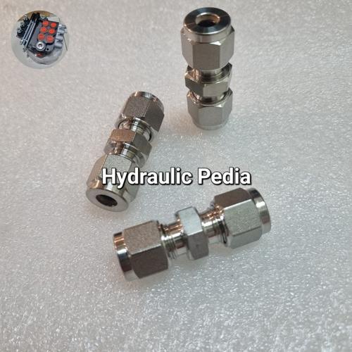 Jual Union Connector 1/2" inch Tubing Stainless 316 // Straight union 1 ...