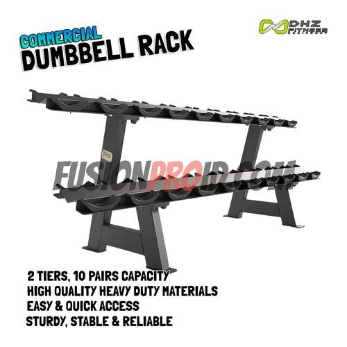 Promo DHZ Dumbell Rack 10 Pairs E3077 Rak Dumbel Dambel Dumbbell 10 ...