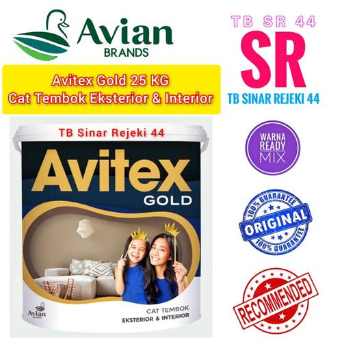 Jual 25 KG Pail Avitex Gold Cat Tembok Interior Eksterior Avian ...