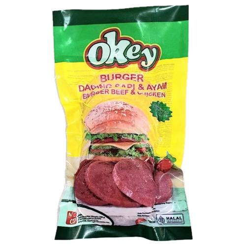 Jual Okey Burger Daging Sapi Ayam 250g - Kota Medan - Yummy Frozen ...