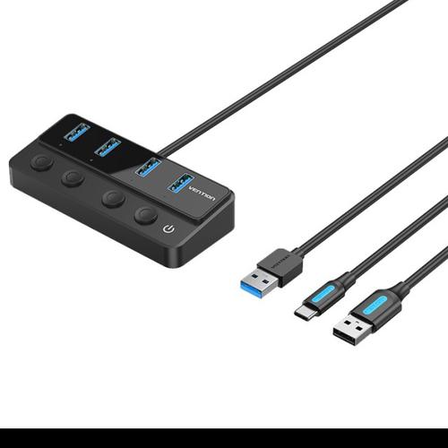 Jual USB Hub Multiport USB 3.0 with Power Switch USB Splitter Vention ...