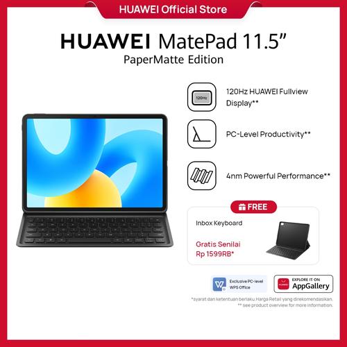 Promo HUAWEI MatePad 11.5" PaperMatte Edition [8+256GB] | PC-Level WPS ...