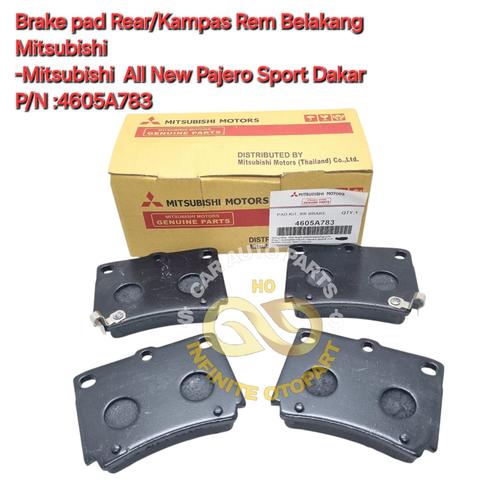 Jual BRAKE PAD KAMPAS REM BELAKANG ALL NEW PAJERO SPORT 4605A783 ...