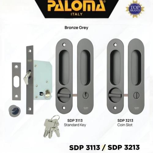 Jual PALOMA Handle Tanam Set Body Kunci Pintu Sliding Geser stainless ...