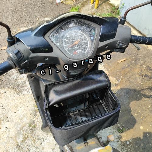 Jual keranjang Honda Revo Absolute 110 Besi Minimalis Fullset Cover Tas ...