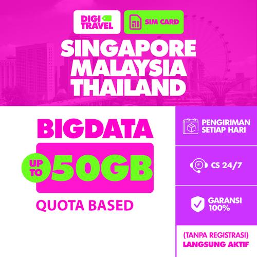 Promo DIGI TRAVEL Sim Card Singapore Malaysia Thailand Quota | Simcard ...