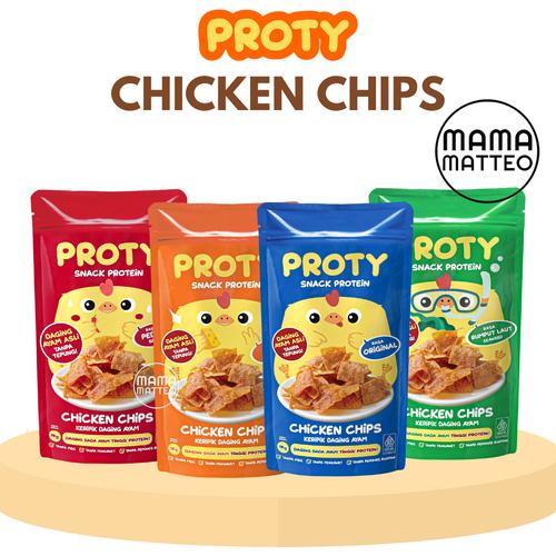 Jual PROTY Chicken Chips 18gr / Keripik Snack Cemilan Ayam Rasa ...