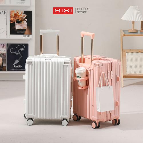 Promo Mixi Koper List Titanium Size Kabin & Bagasi M077 - Pink, 20 ...