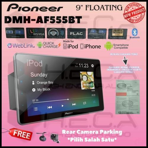 Jual Ready Pioneer DMH-AF555BT Floating Head Unit 9" Inch AF 555 BT ...