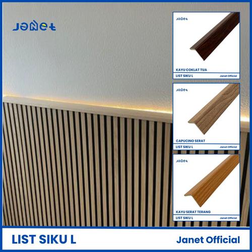 Jual List Siku L Wpc Wall Panel 3 Meter Penutup Wpc - ABU DOFF, 95cm ...