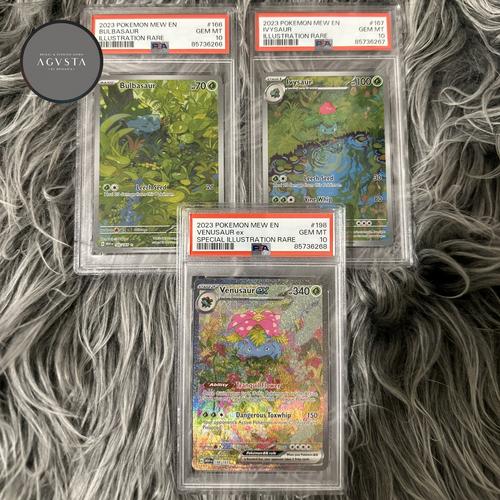 Jual Pokemon Venusaur Ivysaur Bulbasaur 151 english psa 10 - Kota ...