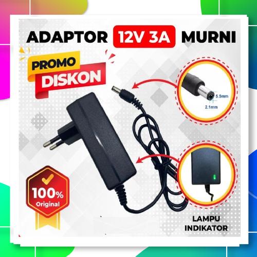 Jual Adaptor 12v 3A PSU power supply 12 volt 3 Ampere Switching - Kota ...