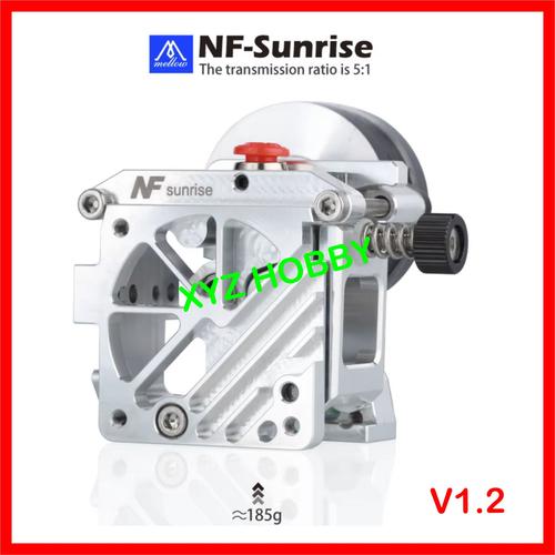 Jual Mellow NF Sunrise v1.2 Dual Drive Extruder Round Stepper Motor Nema14 All Full Metal 3D ...