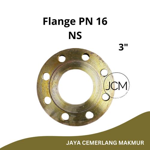 Jual Flange Carbon Steel PN 16 NS 3" Inch / Fleng Besi PN 16 NS 3" Inch ...