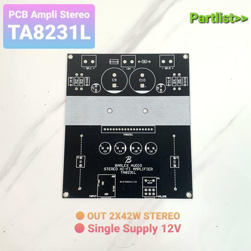 Jual PCB ampli TA8231L stereo - Kab. Deli Serdang - Barlex Audio ...