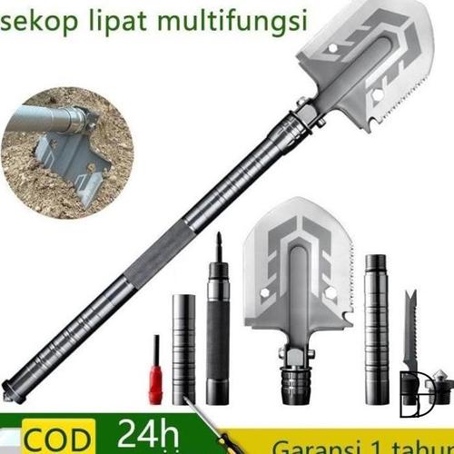 Jual Multi-Fungsi Lipat Sekop Survival Kit Alat Berkebun Berkemah Lipat ...