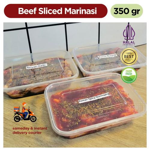 Promo Australian Beef Slice Marinasi Kemasan 350 gr HALAL / Slice beef ...