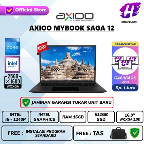 Promo Axioo Mybook SAGA 12 Intel Core i5 1240P Ram 16Gb 512Gb Ssd Win ...