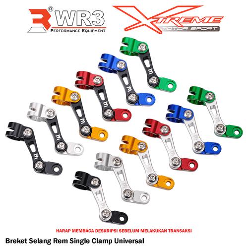 Jual Breket Bracket / Klem Selang Rem Depan WR3 Universal Ninja 250 Fi ...