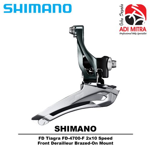 Jual Shimano Tiagra FD-4700 Front Derailleur Brazed-On Mount Double ...