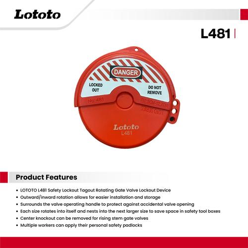 Jual LOTOTO Safety Loto Rotating Gate Valve - L481 - Jakarta Barat ...