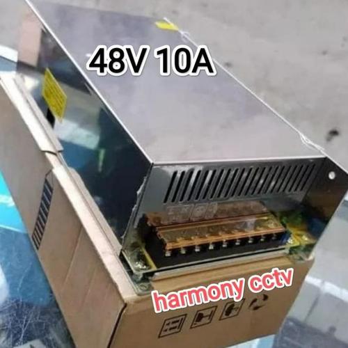 Jual Ready! Power Supply 48V 10A Adaptor 48 Volt 10 Amper Murni ...