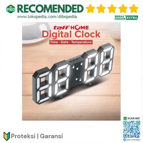 Jual Jam Meja LED Digital Clock - Putih - Hitam - Jakarta Barat ...