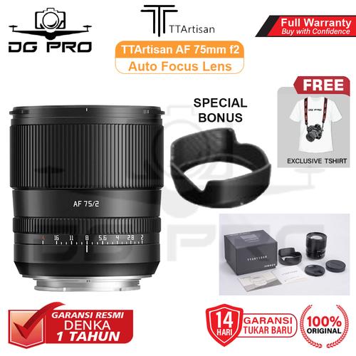 Jual TTArtisan AF 75mm f2 Auto Focus Lens for Nikon Z / TT Artisan 75mm ...