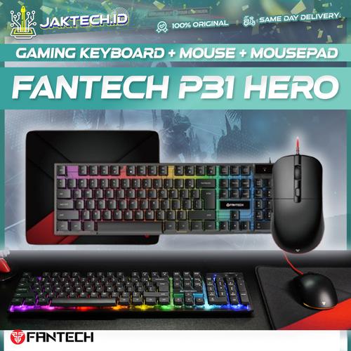 Jual Fantech P31 Gaming Set Combo 3 in 1 Keyboard Mouse Bundle Mousepad ...